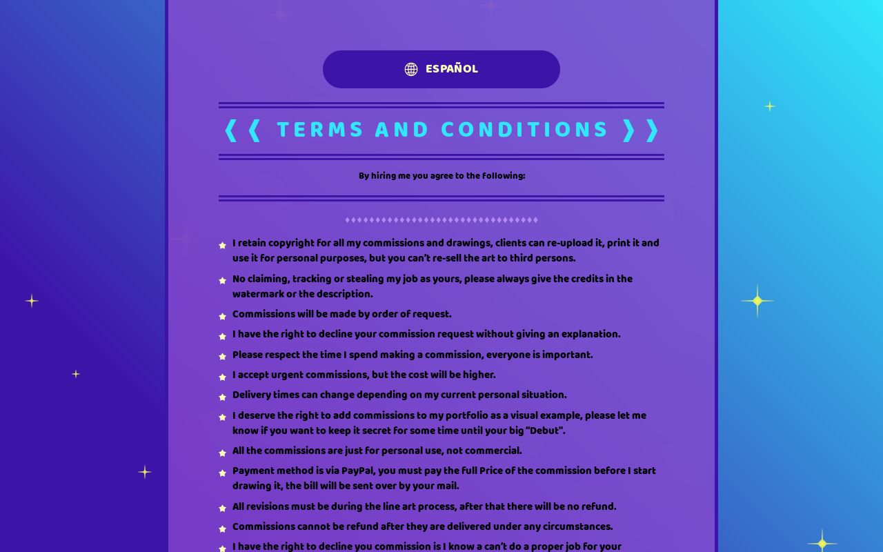 Terms and Conditions